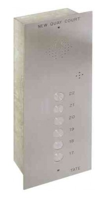 Acet/Tonna 2-wire 5 way flush mounted audio door entry kit ...